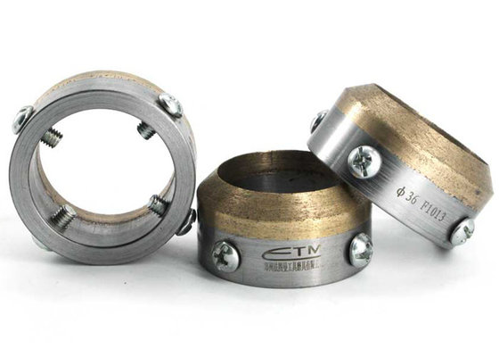 Glass Hole / Edge Processing Diamond Countersink Tools Match With Drill Bits