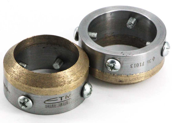 Glass Hole / Edge Processing Diamond Countersink Tools Match With Drill Bits