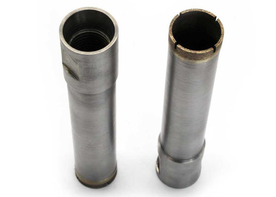 Internal Threaded Shank Diamond Drill Bits / Thin Wall Core Drill Bits For Glass Hole