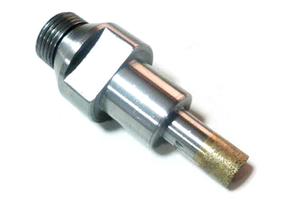 Abrasive Diamond Core Drill Bit External Threaded Shank Type Glass Hole Processing Usage
