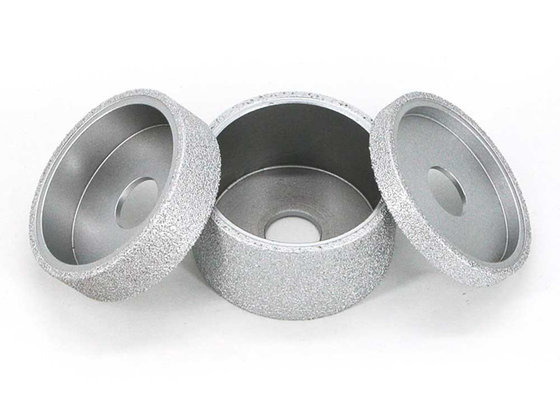 3" GJ020 Flat Brazed Bond Grinding Wheels For Marble / Granite / Quartzite