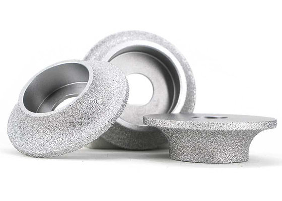 Efficient Brazed Diamond Semicircular Edge Grinding Disk 3 Inch Diameter Type