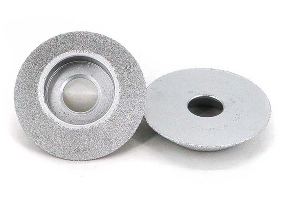 45 Degree 3" Brazed Diamond Concave Grinding Wheels Ceramic / Stone Use