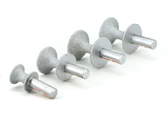 Diamond Concave Shape Edging Mounted Point Brazed Type ISO9001 Certificated