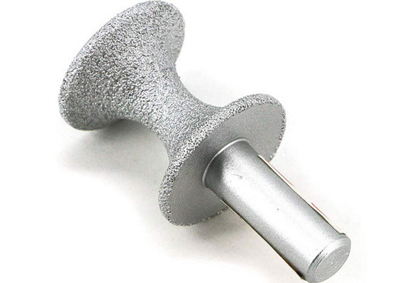 Diamond Concave Shape Edging Mounted Point Brazed Type ISO9001 Certificated