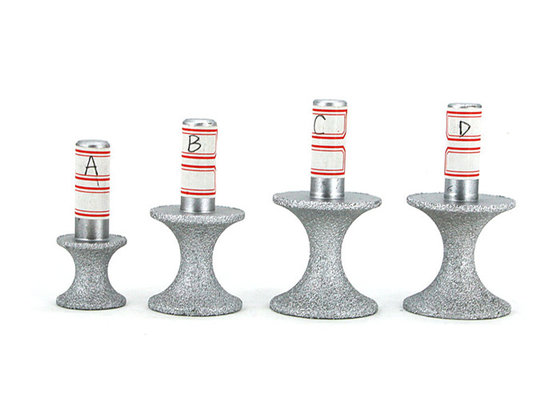 Diamond Concave Shape Edging Mounted Point Brazed Type ISO9001 Certificated