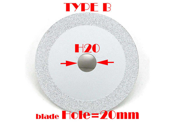 Efficient Brazed Bond Grinding Wheels / Diamond Blade Cutting Disc For Tiles / Ceramics
