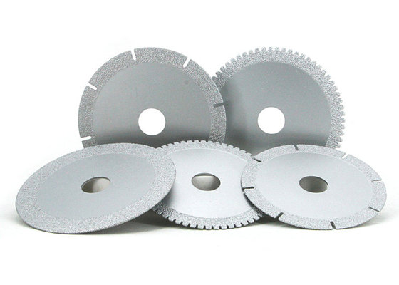 Efficient Brazed Bond Grinding Wheels / Diamond Blade Cutting Disc For Tiles / Ceramics