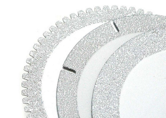 Efficient Brazed Bond Grinding Wheels / Diamond Blade Cutting Disc For Tiles / Ceramics