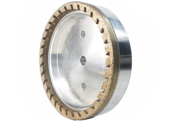 Metal Bond Glass Grinding Wheels , Internal Half Segmented Diamond Grinding Disk