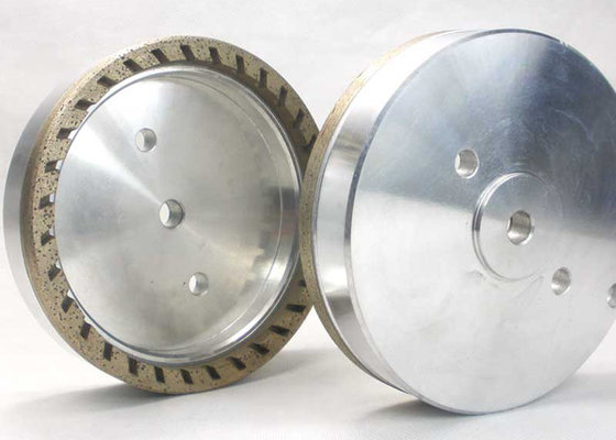Metal Bond Glass Grinding Wheels , Internal Half Segmented Diamond Grinding Disk