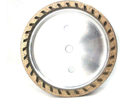 Metal Bond Glass Grinding Wheels , Internal Half Segmented Diamond Grinding Disk