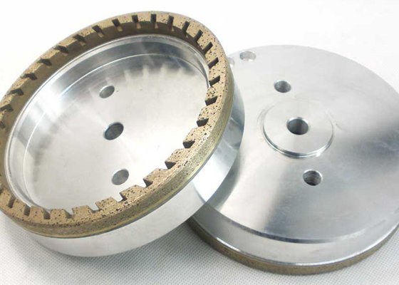 Metal Bond Glass Grinding Wheels , Internal Half Segmented Diamond Grinding Disk