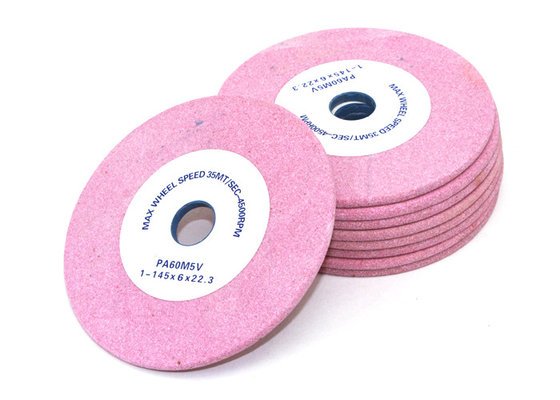 5 - 3/4" Pink Aluminum Oxide Abrasive Grinding Wheel Chain Saw Use PA60M5V 145X6.0X22.3