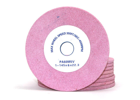 5 - 3/4" Pink Aluminum Oxide Abrasive Grinding Wheel Chain Saw Use PA60M5V 145X6.0X22.3