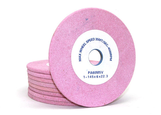 5 - 3/4" Pink Aluminum Oxide Abrasive Grinding Wheel Chain Saw Use PA60M5V 145X6.0X22.3