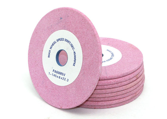 5 - 3/4" Pink Aluminum Oxide Abrasive Grinding Wheel Chain Saw Use PA60M5V 145X6.0X22.3