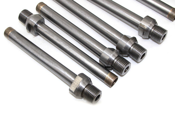 Steel Body Diamond Drill Bits External Threaded Shank Type Gemstone / Limestone Use