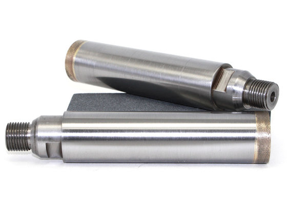 Male Threaded Shank Diamond Drill Bits For Gemstone Limestone Precious Stone