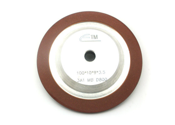 4 Inch 3A1 Resin Bond Grinding Wheels , Carbide Tipped Inserts CBN Diamond Wheel