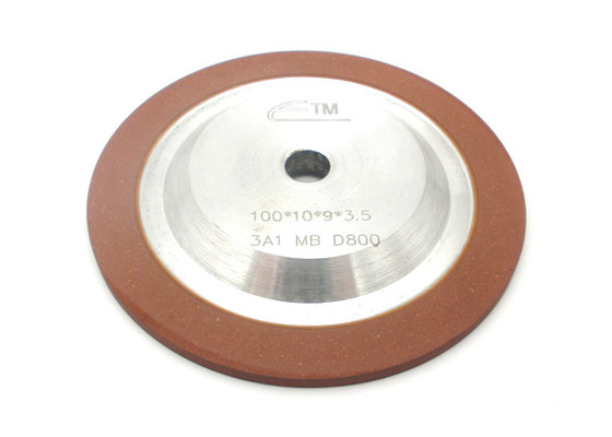 4 Inch 3A1 Resin Bond Grinding Wheels , Carbide Tipped Inserts CBN Diamond Wheel