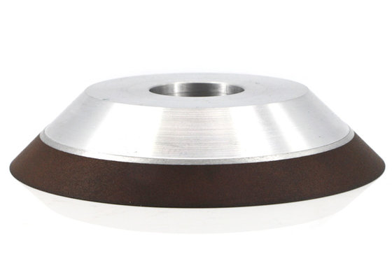 Aluminum Body Resin Bond Grinding Wheels 12V9 Model For Tungsten Carbide Hard Alloy