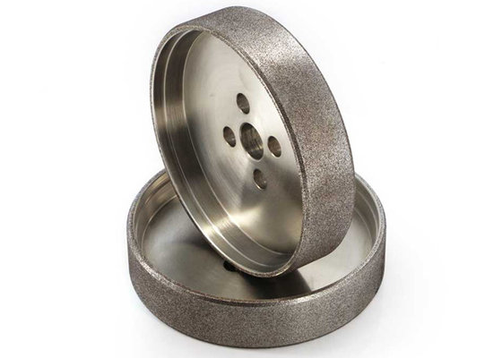 Straight Cup Diamond Plated Electroplated Grinding Wheels For Tungsten Carbide