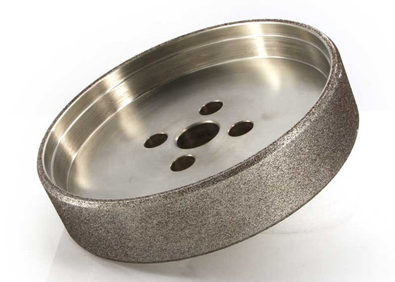 Straight Cup Diamond Plated Electroplated Grinding Wheels For Tungsten Carbide