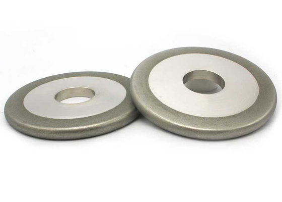 Round Edge Electroplated Diamond Grinding Wheels 1F1 Glass / Stone Edge Shaping Usage