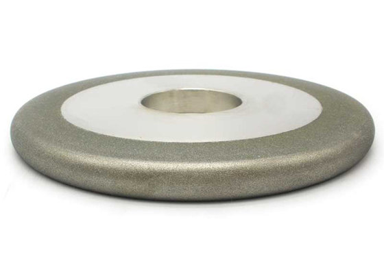 Round Edge Electroplated Diamond Grinding Wheels 1F1 Glass / Stone Edge Shaping Usage