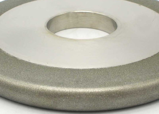 Round Edge Electroplated Diamond Grinding Wheels 1F1 Glass / Stone Edge Shaping Usage