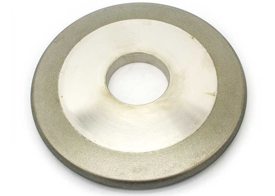 Round Edge Electroplated Diamond Grinding Wheels 1F1 Glass / Stone Edge Shaping Usage