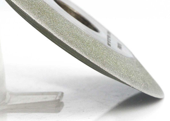 Sharp Edging Electroplated Grinding Wheels , 1EE1 Diamond Groove Grinding Disc