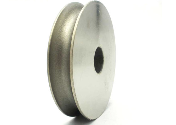 Concave Round Edge Electroplated Diamond Disc Glass / Stone Usage