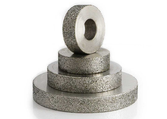 Flat Shape Electroplated Diamond Snagging Wheel 1A1 For Gemstone Rough Grinding