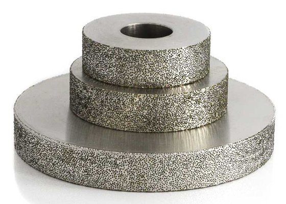 Flat Shape Electroplated Diamond Snagging Wheel 1A1 For Gemstone Rough Grinding