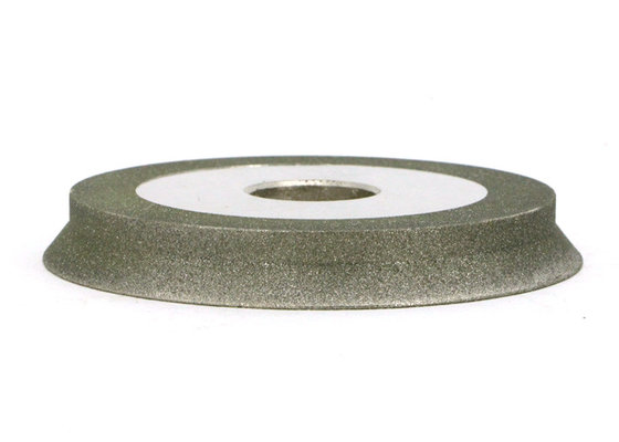 Steel Body Electroplated Grinding Wheels , Glass / Optical Lens Use Diamond Beveling Wheel