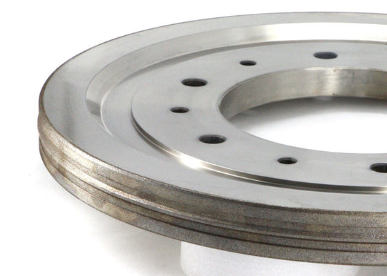 Electroplated CBN Grinding Wheels Engine Valve Sandwich Groove Of Lock Use