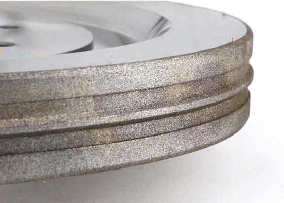 Electroplated CBN Grinding Wheels Engine Valve Sandwich Groove Of Lock Use