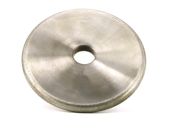 1F1 Round Edge Electroplated Grinding Wheels , Gemstone Diamond Grinding Disk