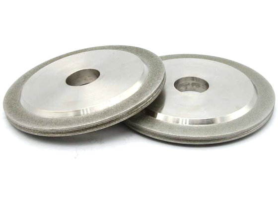 Single Groove Electroplated Diamond Grinding Wheel For Optical Glass Edge