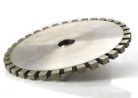 Full Segmented Electroplated Grinding Wheels , CNC Machine Diamond Abrasive Wheels
