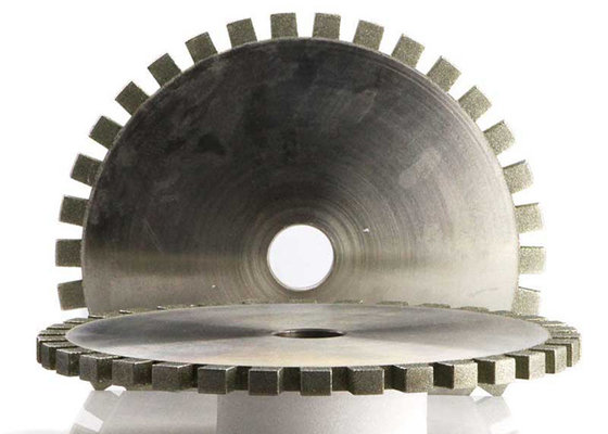 Full Segmented Electroplated Grinding Wheels , CNC Machine Diamond Abrasive Wheels