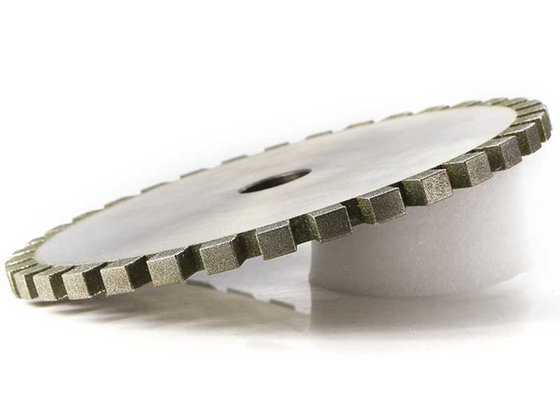 Full Segmented Electroplated Grinding Wheels , CNC Machine Diamond Abrasive Wheels