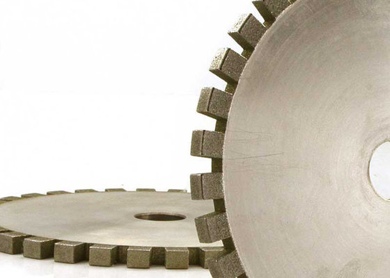 Full Segmented Electroplated Grinding Wheels , CNC Machine Diamond Abrasive Wheels