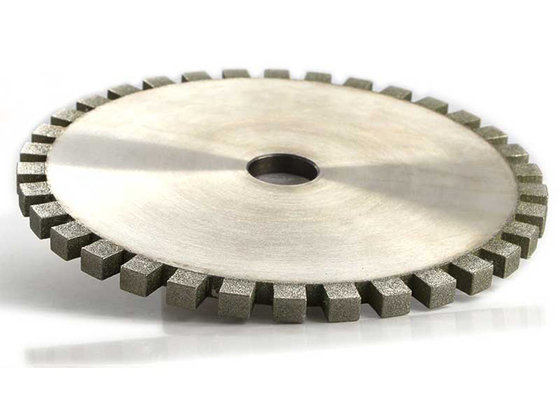 Full Segmented Electroplated Grinding Wheels , CNC Machine Diamond Abrasive Wheels