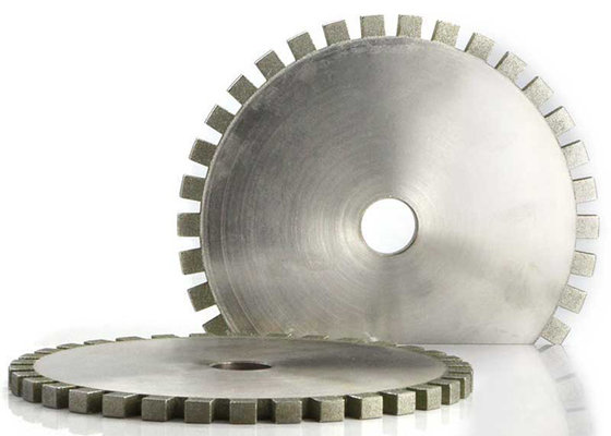 Full Segmented Electroplated Grinding Wheels , CNC Machine Diamond Abrasive Wheels