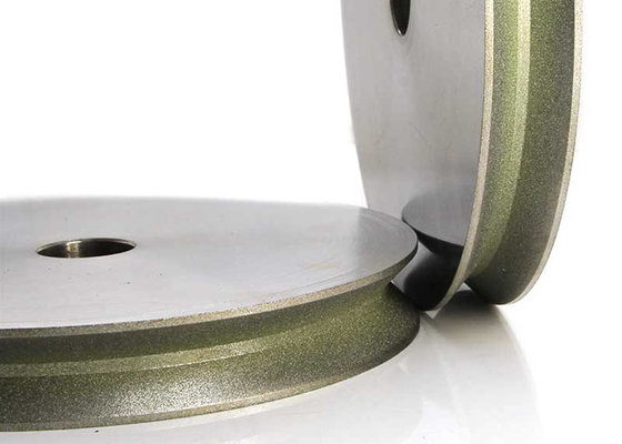 V Groove Electroplated Grinding Wheels , Glass / Gemstone Edging Diamond Concave Discs
