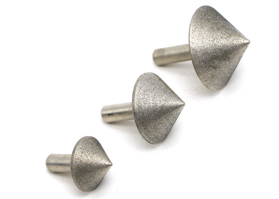 60 90 Degree Arrow Electroplated Bond Diamond CBN Mounted Points For Edge Shaping