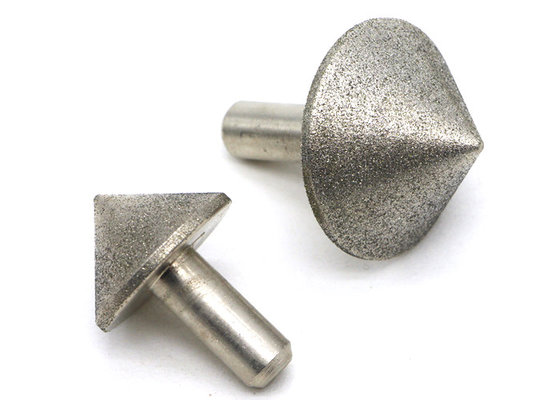 60 90 Degree Arrow Electroplated Bond Diamond CBN Mounted Points For Edge Shaping